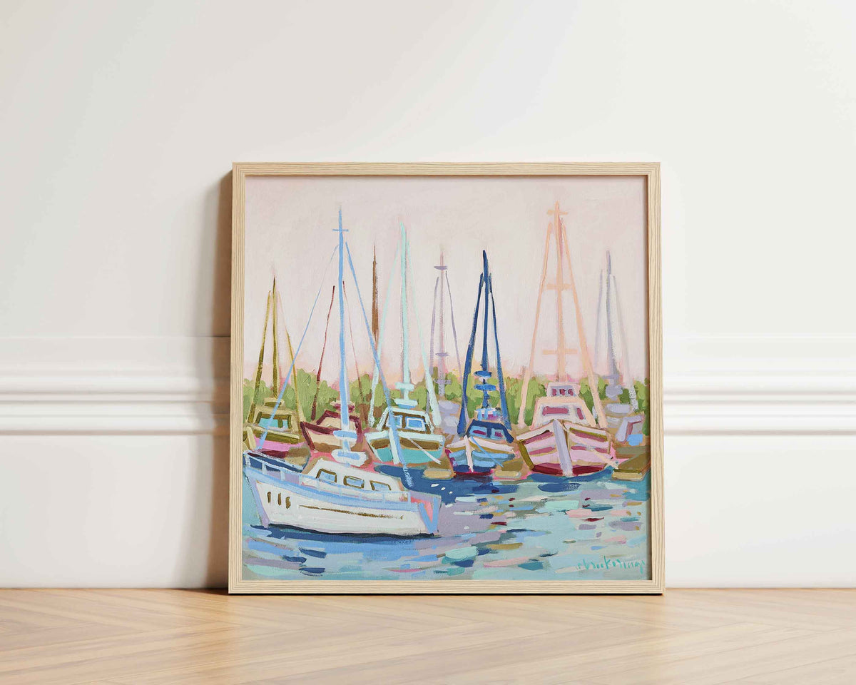 At The Marina Print – C. Brooke Ring