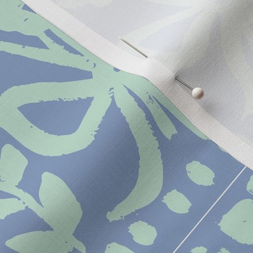 Margot Fabric - Denim Mint – C. Brooke Ring